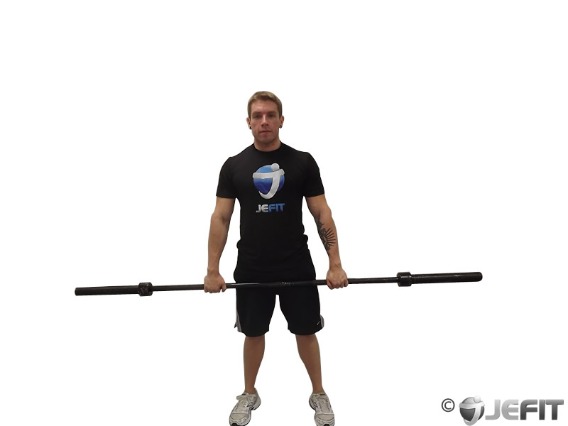 Barbell Standing Front Raise Over Head - Exercise Database | Jefit ... Barbell Standing Front Raise Over Head - Exercise Database | Jefit ...
