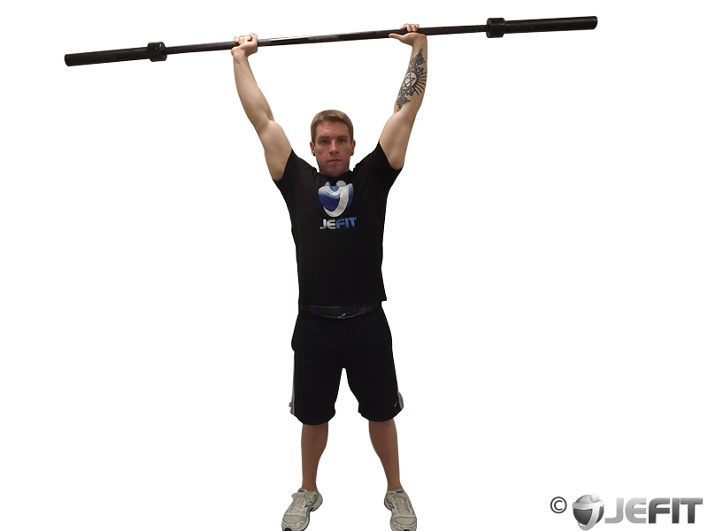 Barbell Standing Front Raise Over Head - Exercise Database | Jefit ... Barbell Standing Front Raise Over Head - Exercise Database | Jefit ...