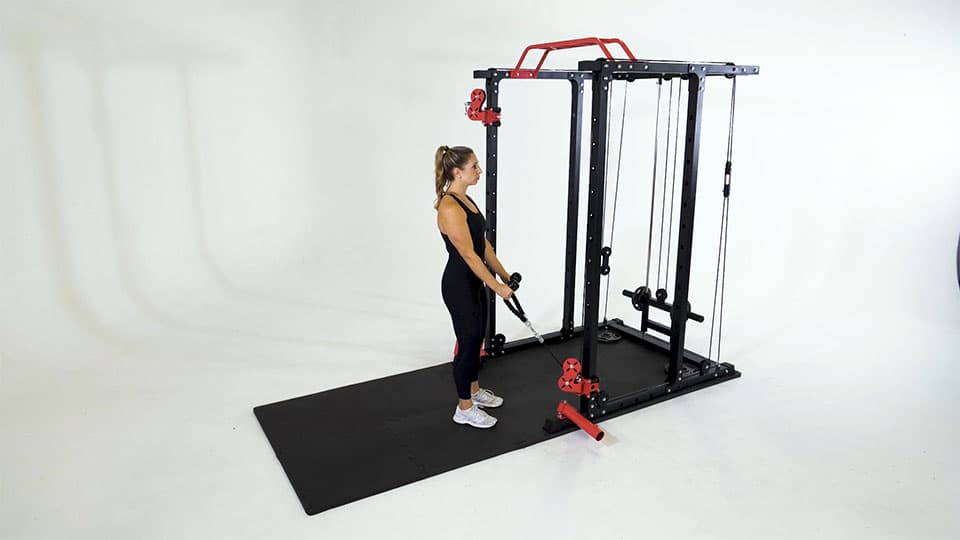 Cable One-Arm High Curl - JEFIT