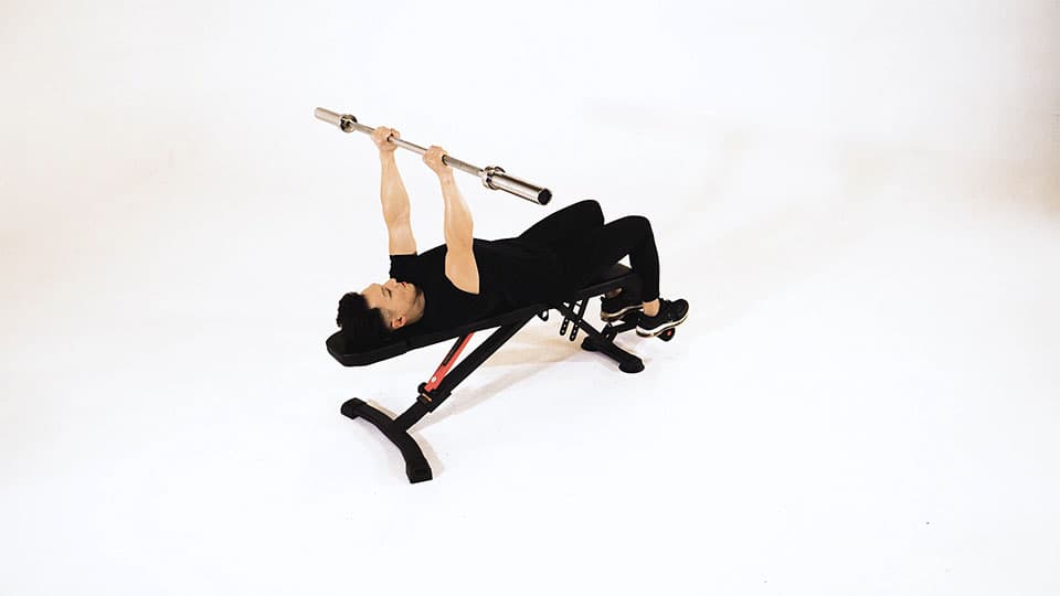 Dumbbell Incline Tricep Extension - JEFIT