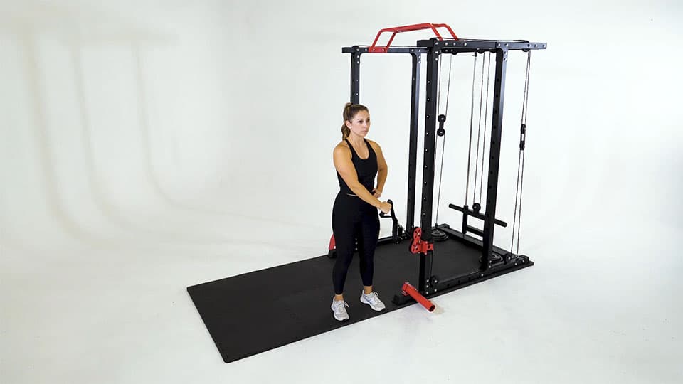 Cable One-Arm Reverse Fly - JEFIT