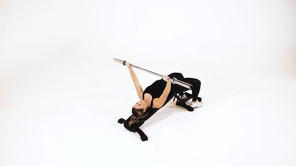 Barbell Decline Pullover - JEFIT