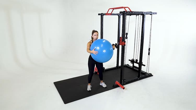 Cable Pallof Press with Rotation - JEFIT