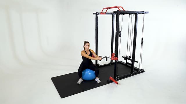 Cable Pallof Press with Rotation - JEFIT