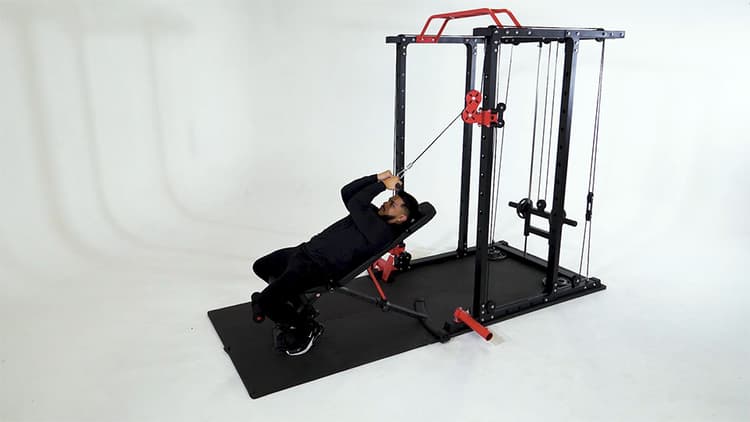 Cable Tricep Pushdown (V-Bar) - JEFIT