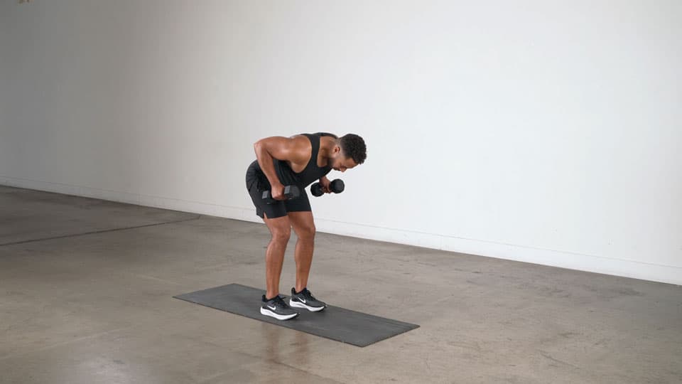 Dumbbell One-Arm Tricep Kickback - JEFIT