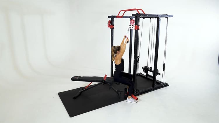 Cable Grip Lat Pulldown (Narrow Grip) - JEFIT