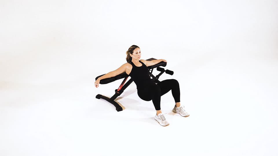 Seated Glute Stretch - JEFIT
