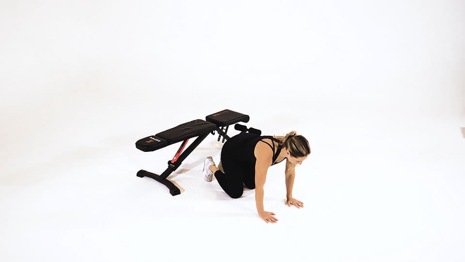 Plank with Shoulder Taps - JEFIT