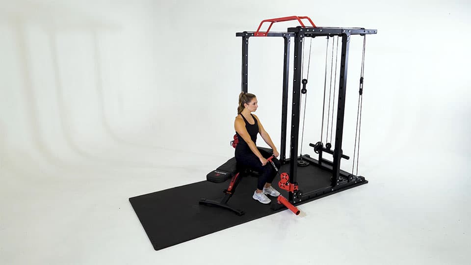 Machine Reverse Lat Pulldown (Close Grip) - JEFIT