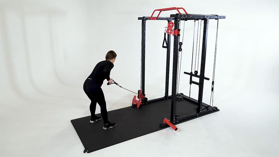 Cable Tricep Pushdown (V-Bar) - JEFIT