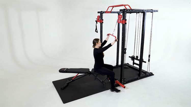 Cable Grip Lat Pulldown (Narrow Grip) - JEFIT