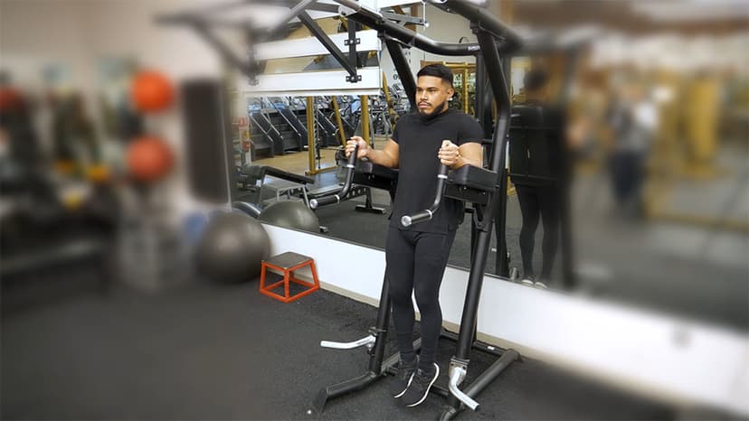 Parallel Bar Hip Flexion - JEFIT