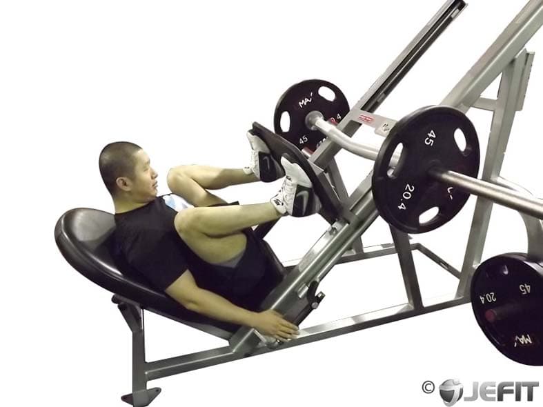 Machine Leg Press (Wide Stance) - JEFIT