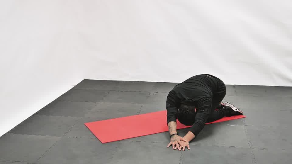 Child Pose Side Stretch - JEFIT