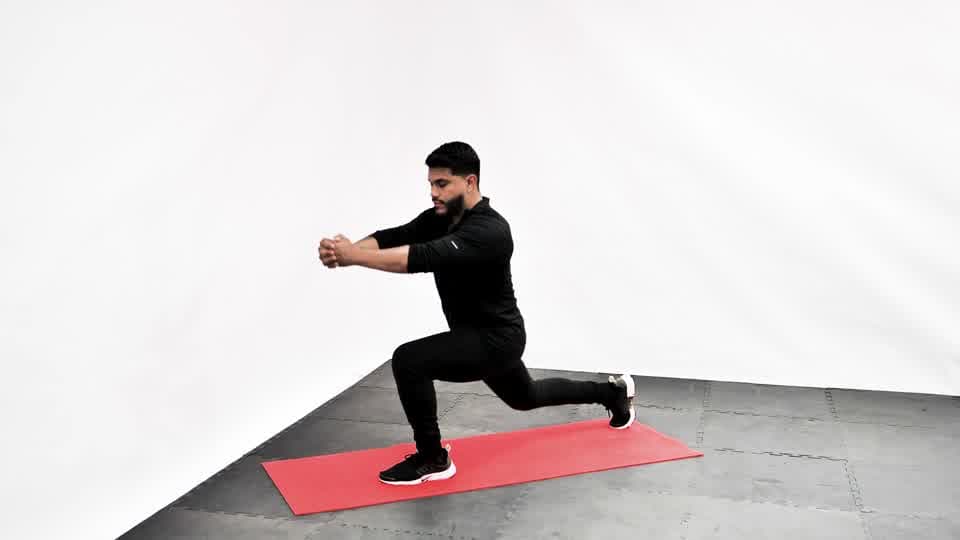 Forward Lunge with Rotation - JEFIT