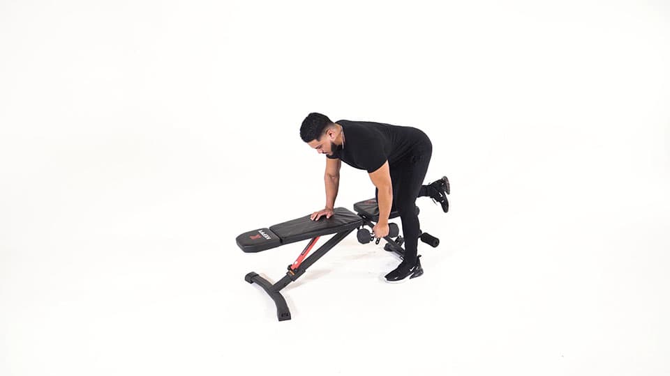 Dumbbell One-Arm Tricep Kickback - JEFIT