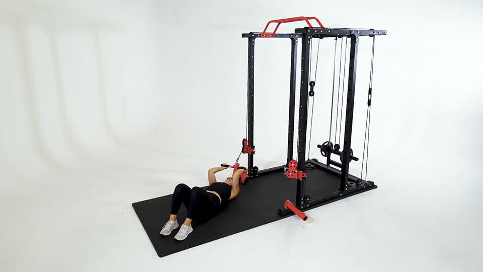 Cable Tricep Pushdown (V-Bar) - JEFIT