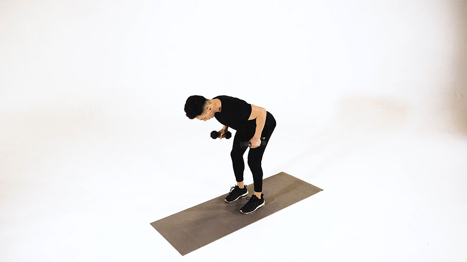 Dumbbell Alternating Kickback - JEFIT