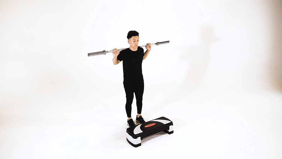 Barbell Step-Up - JEFIT